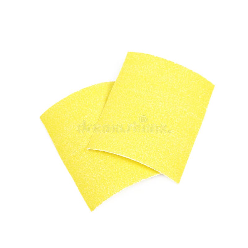Piece of Sandpaper of Rectangular Shape. Stock Image - Image of shape ...