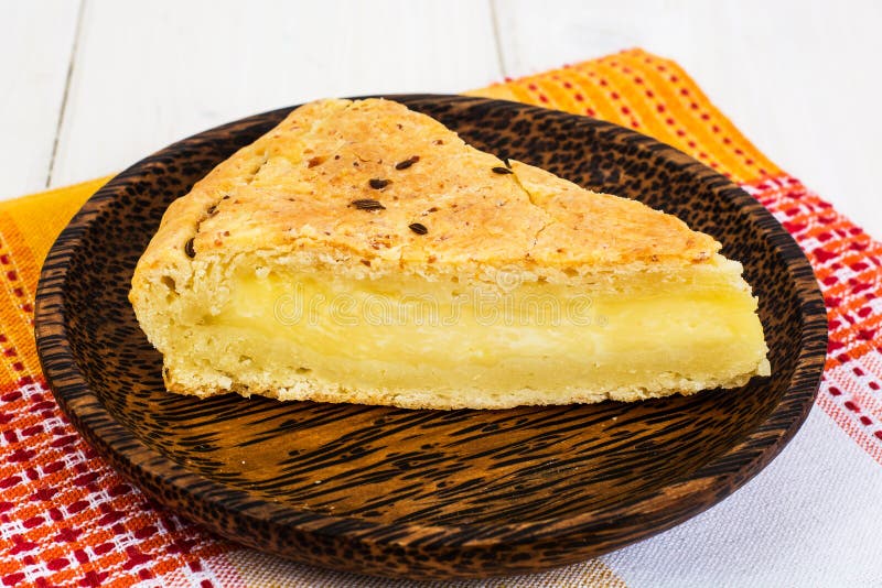 Piece of Snack Cake with Cheese and Cumin Stock Photo - Image of pasty ...