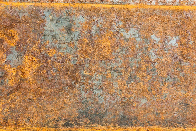 A Fragment of Steel with a Rust Coating. Stock Photo - Image of ...