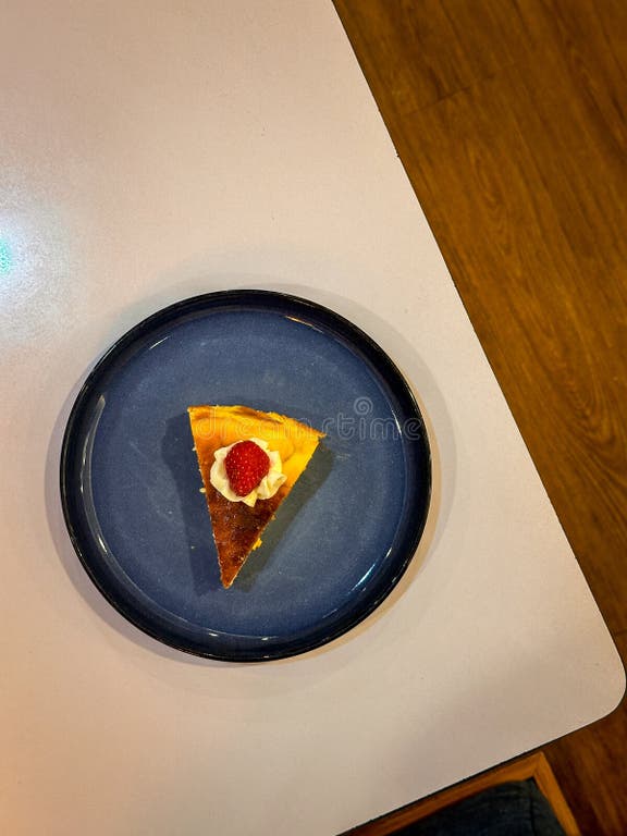 A Piece of Sweet Cake with Strawberry Stock Photo - Image of strawberry ...