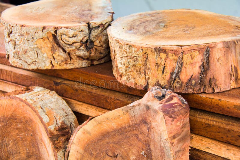 Piece of Timber Prepared for Construction Stock Image - Image of chunk ...