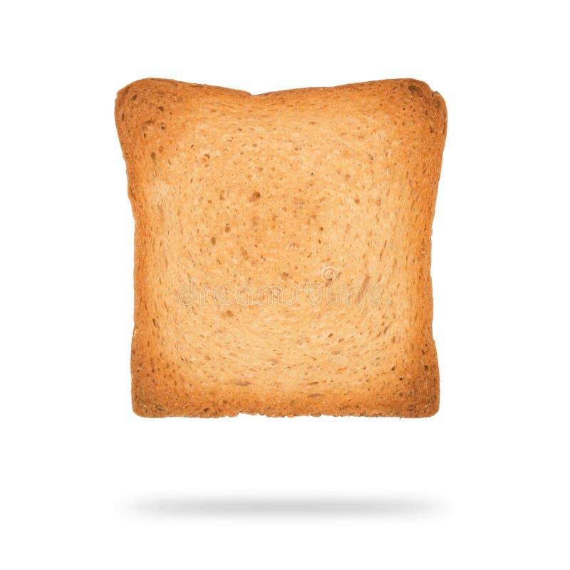 Piece of wheat bread stock image. Image of single, biscuit - 61086721