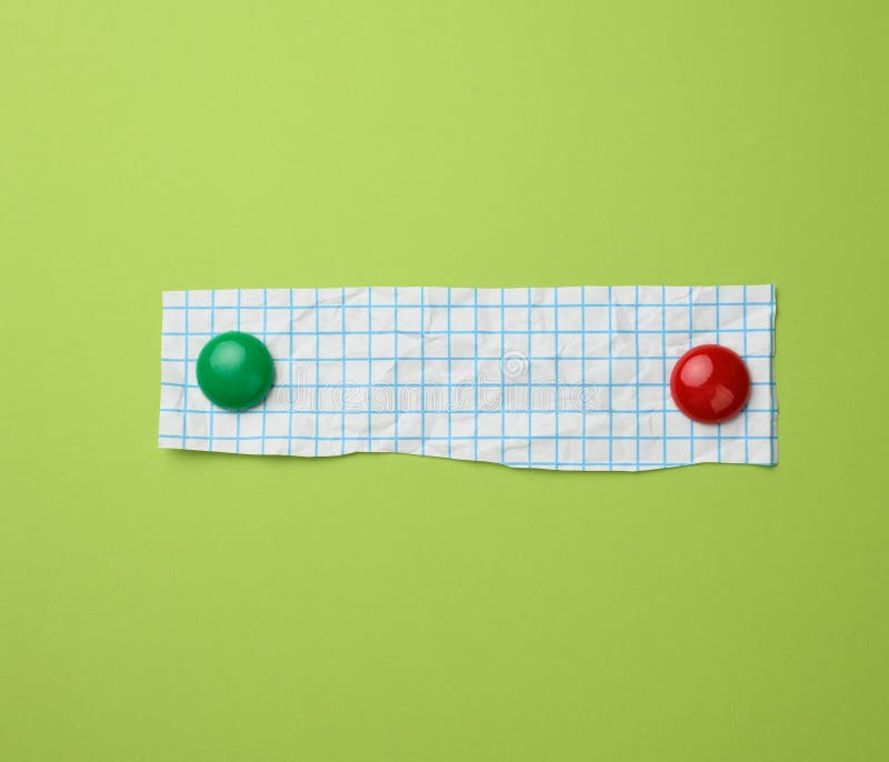 Piece of White Paper in a Blue Cage on a Green Background Stock Image ...