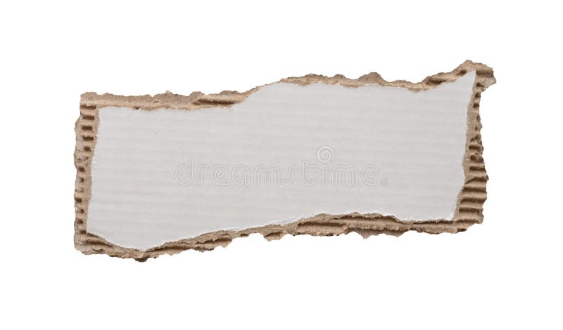 Piece of Paper Tear Isolated on White Background Stock Image - Image of ...