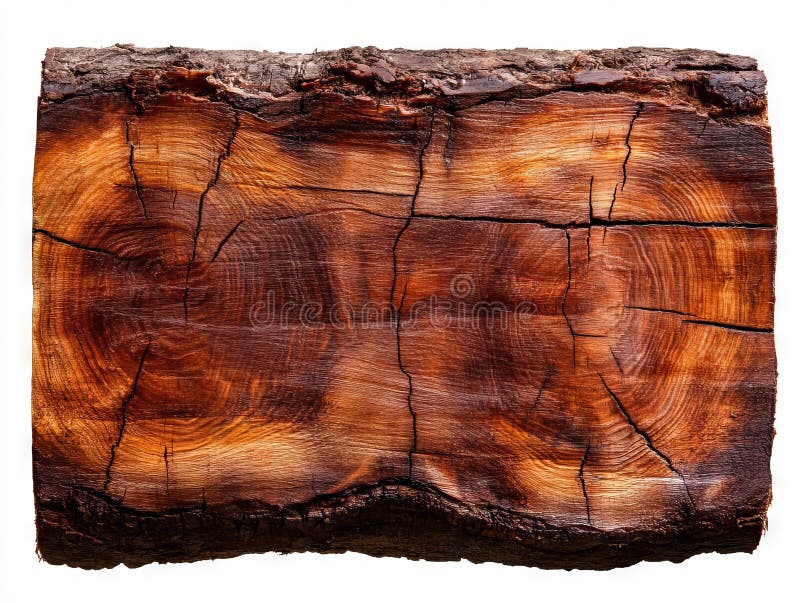 A Piece of Wood that Has Been Cut in Half To Show the Texture of the ...