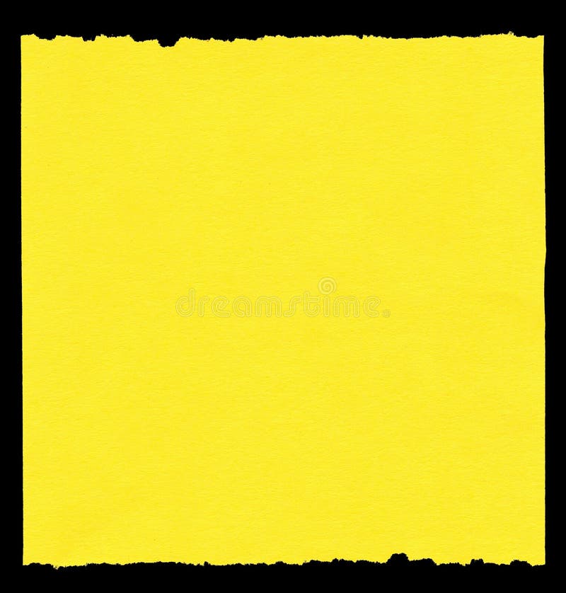 Piece of yellow paper stock illustration. Illustration of paper - 8631344
