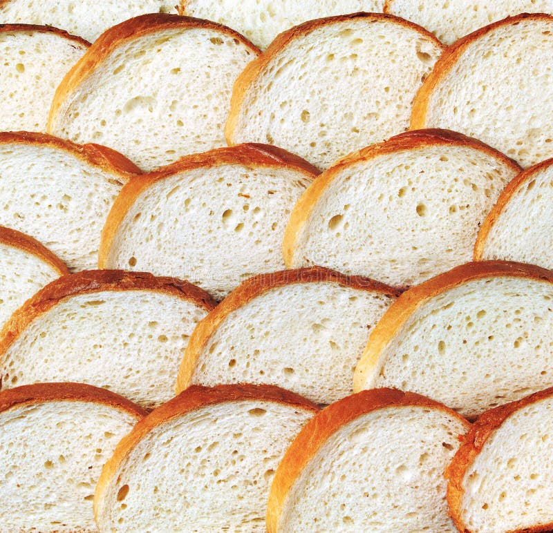 Pieces of bread stock photo. Image of crust, loaf, background - 27475646