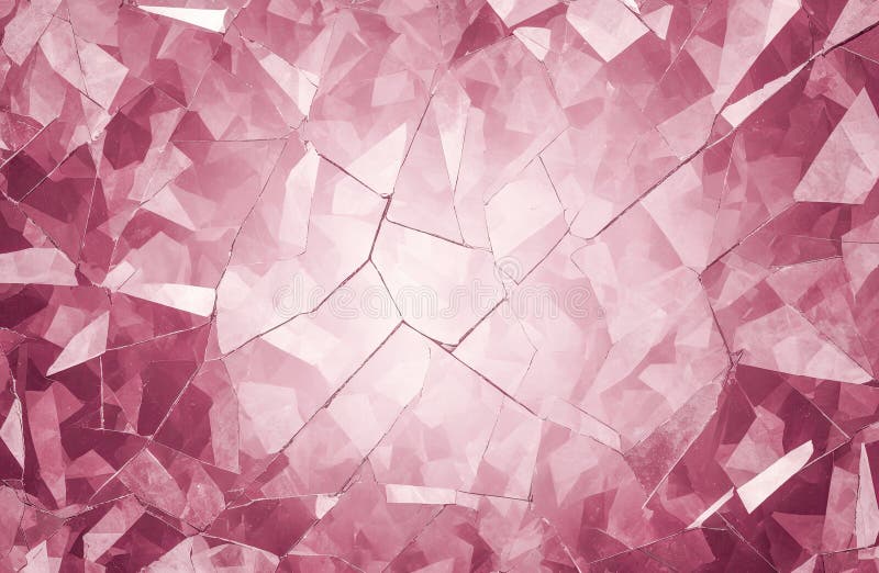 Pieces of Broken Ice or Glass Background. Abstract Pink Background ...