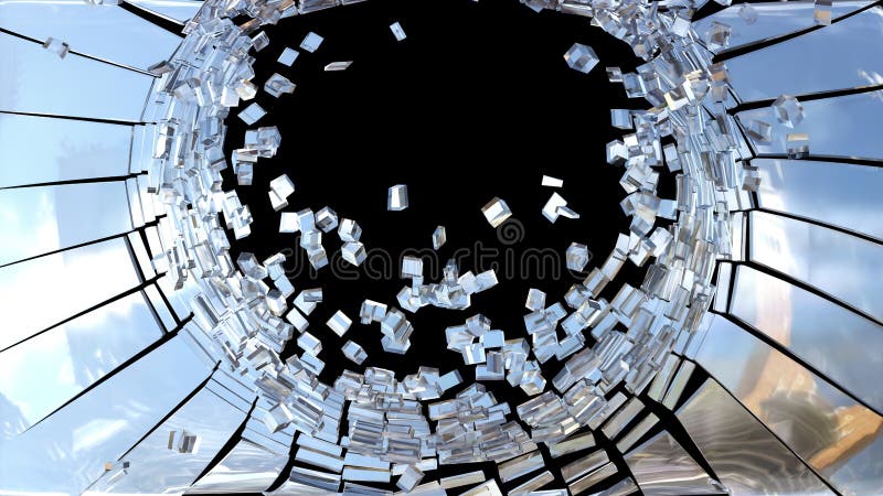 Broken Pieces Of The Mirror Stock Image - Image of creative, beautiful ...