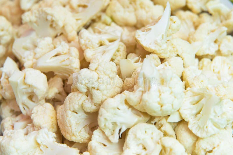 Pieces of Cauliflower stock photo. Image of agriculture - 40144946