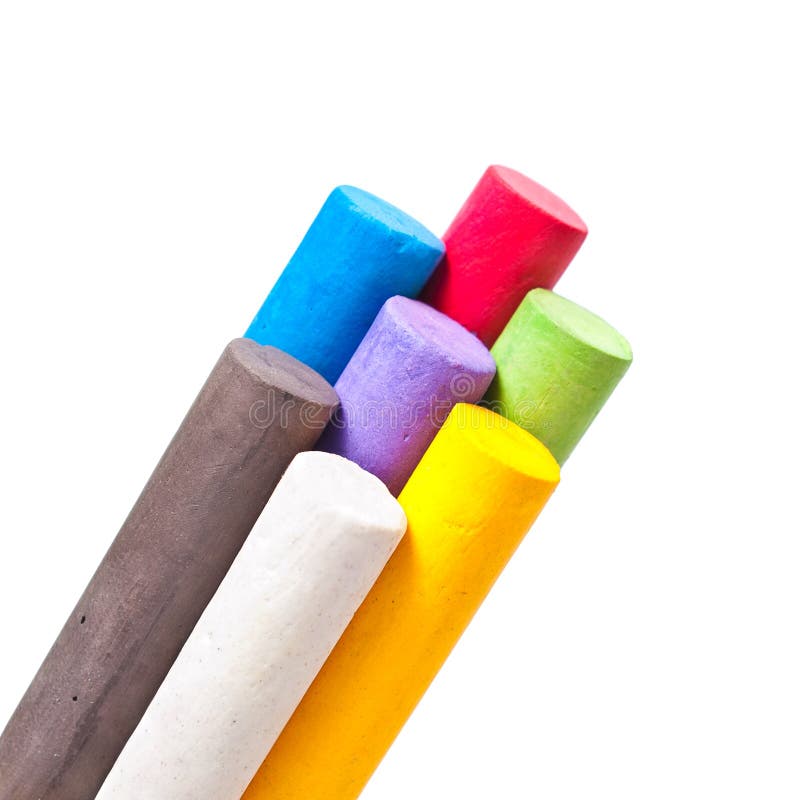 Pieces of chalk stock image. Image of chalk, objects - 23614985