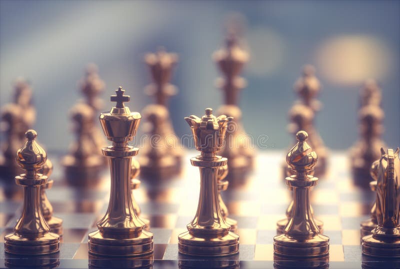 Chess Pieces Gameboard stock photo. Image of player - 108269836