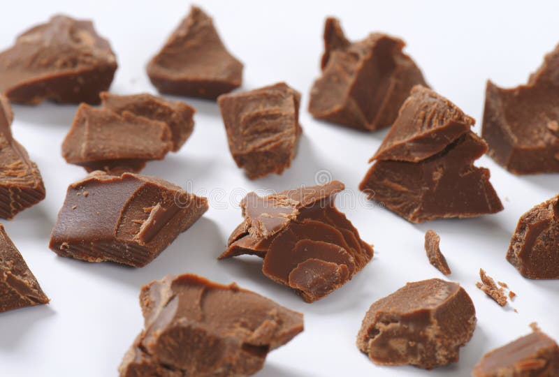 Pieces of chocolate stock photo. Image of shot, studio - 55249036