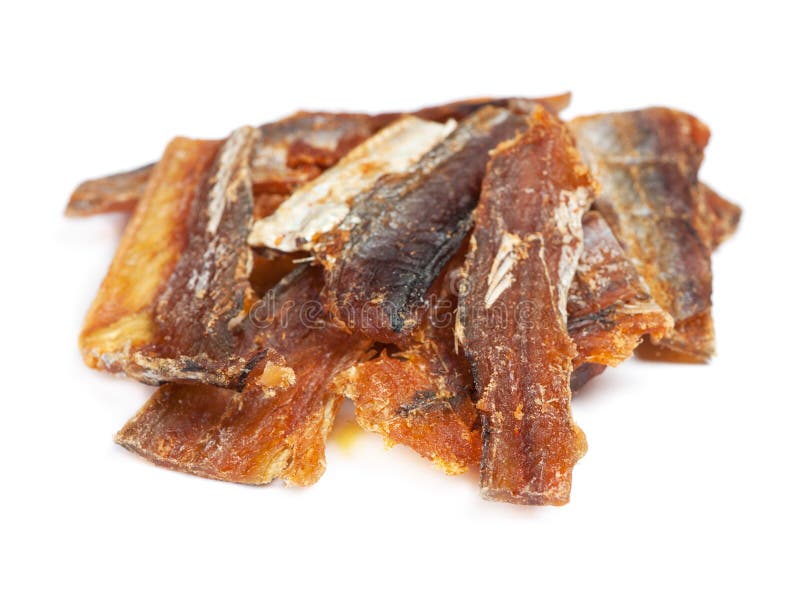 Pieces of Cleaned Dried Fish Stock Image - Image of portion, chunk ...