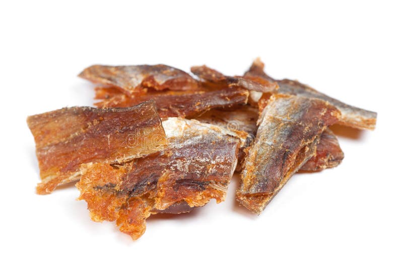 Pieces of Cleaned Dried Fish Stock Image - Image of portion, chunk ...