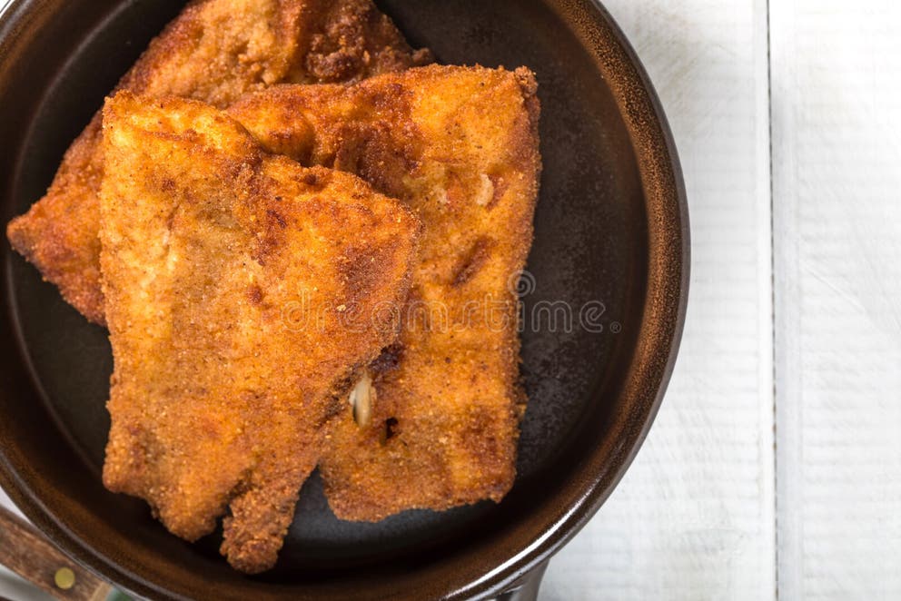 Pieces of Cod in Breadcrumbs. Stock Photo - Image of filet, fish: 108054916