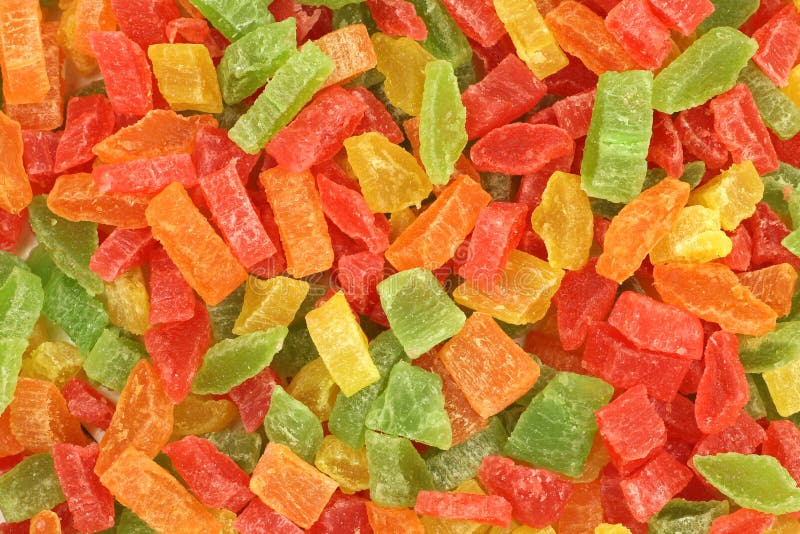 Pieces of Colored Jelly Background Stock Photo - Image of food ...