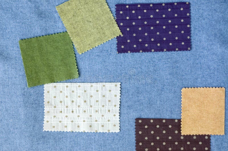 Pieces of colorful fabric stock image. Image of design - 31708399