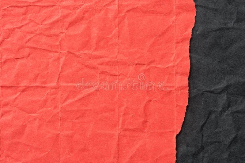Pieces of Creased Orange and Black Paper Background Texture Stock Image ...