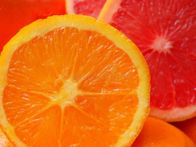 Pieces of cut orange stock photo. Image of delicious, pattern - 484042