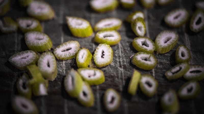 Pieces of Cut Stem with an Empty Space Inside - Perfect for Background ...