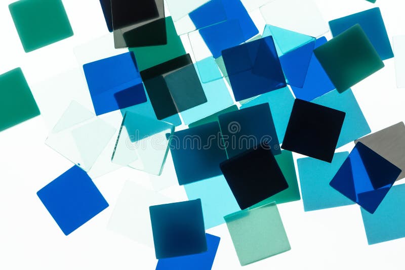 Pieces in different colors stock image. Image of multicolor - 158174089