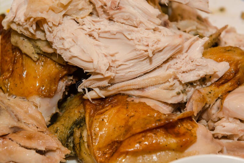 Pieces of Fried Meat. Meat with a Crust. Fast Food Stock Image - Image ...