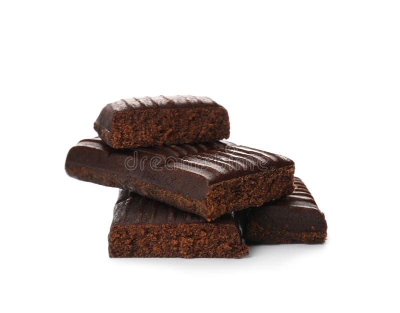 Pieces of Hematogen Bar on White Background Stock Photo - Image of ...