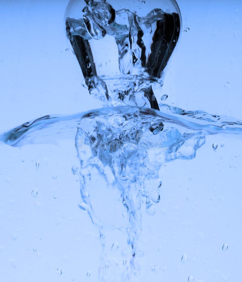 Pieces of ice in water stock photo. Image of melting, freeze - 5313056
