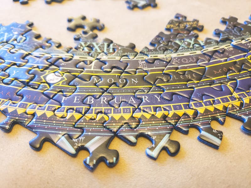 Pieces of an Incomplete Puzzle Jigsaw Stock Image - Image of chaos ...