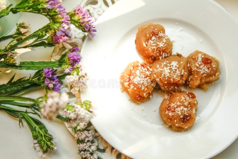 Pieces of indian halawa stock image. Image of form, halawa - 81121017