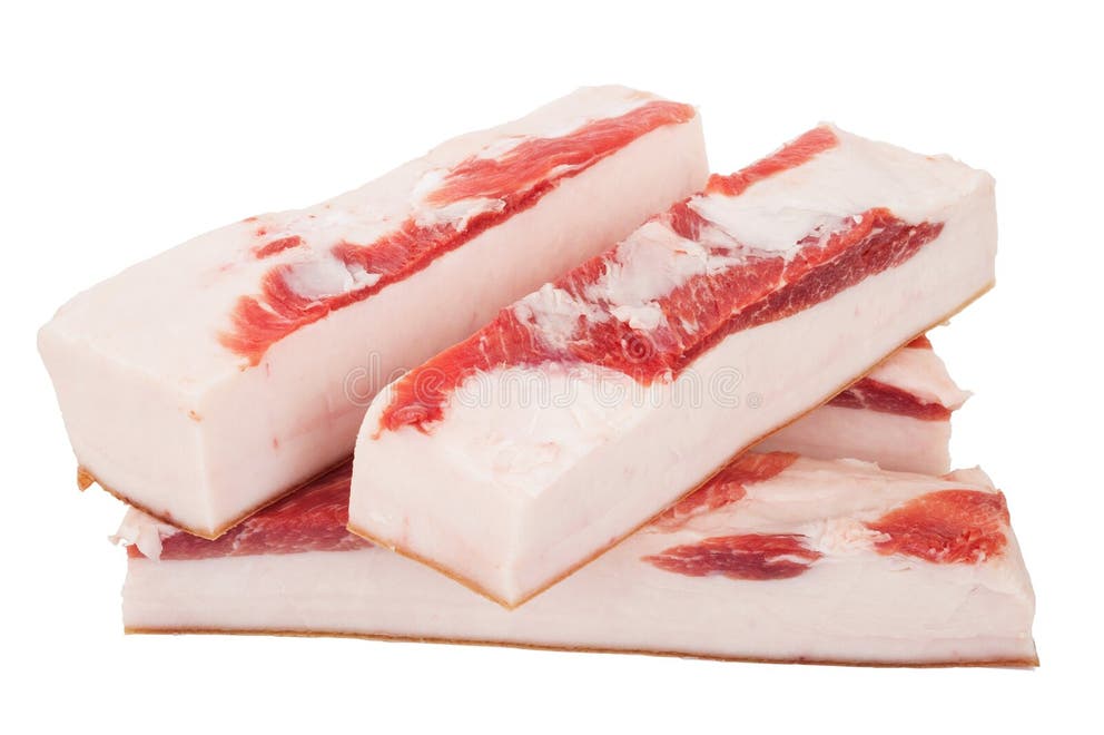 Pieces of lard stock image. Image of skin, cuts, food - 63237877