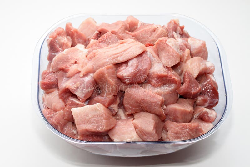 Pieces of meat stock image. Image of prepare, basin, snack - 12004897