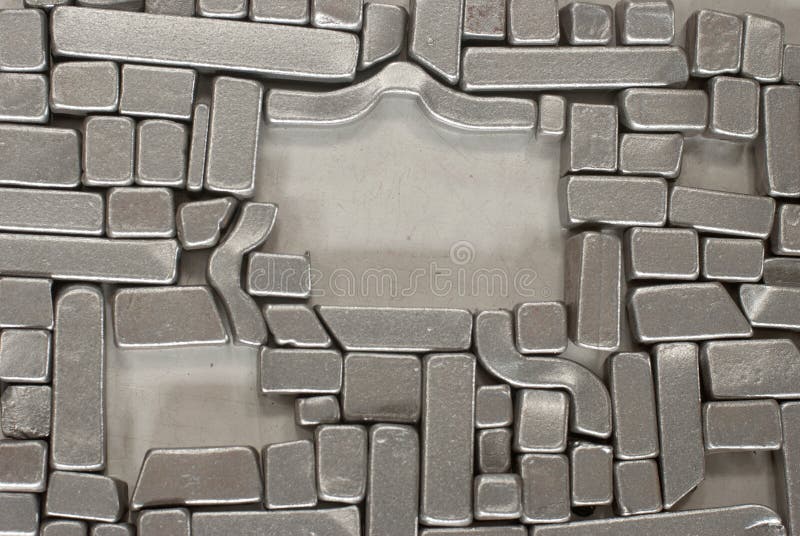 Pieces of metallic parts stock image. Image of factory - 26913231