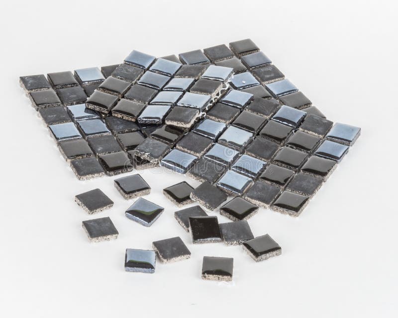 Pieces of Mosaic Tile with Nipper Stock Photo - Image of home ...