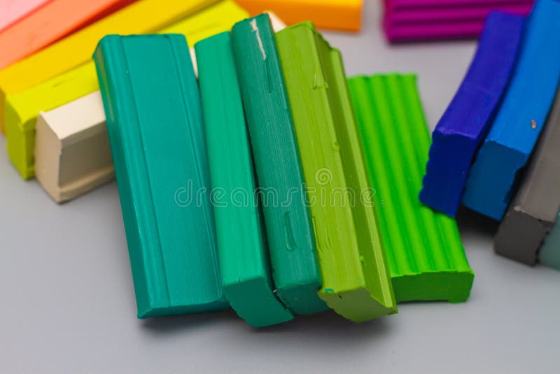 Pieces of New Multi-colored Plasticine for Modeling and Molding ...