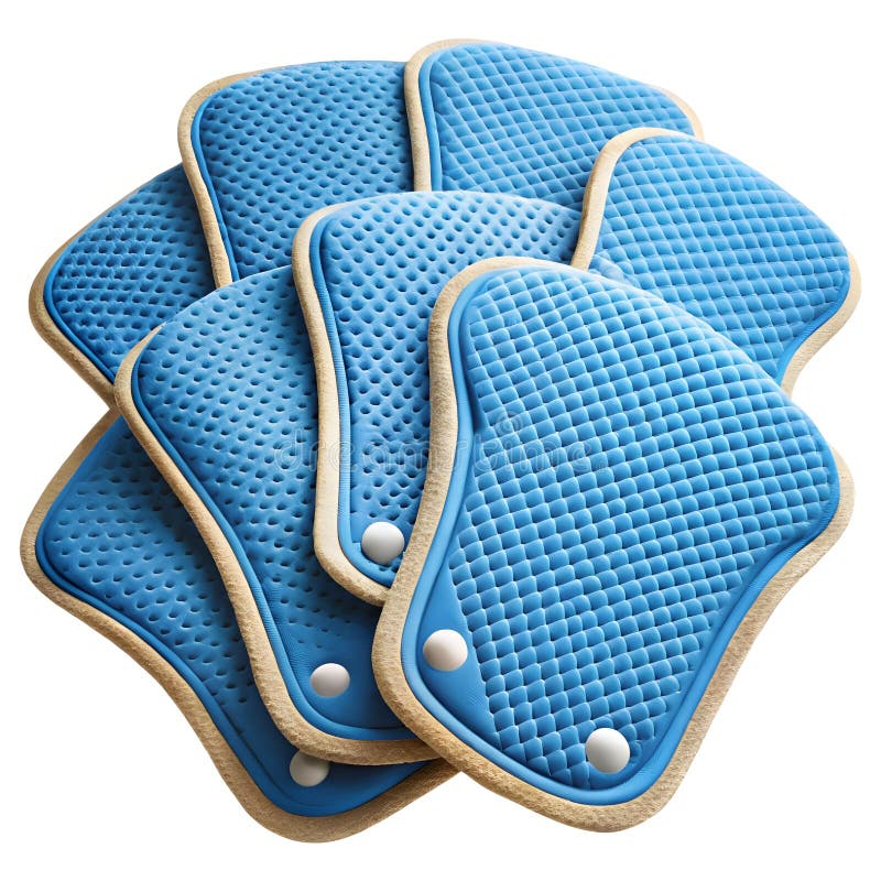 7 Pieces Pad Set for Football Players in Different Color Stock ...