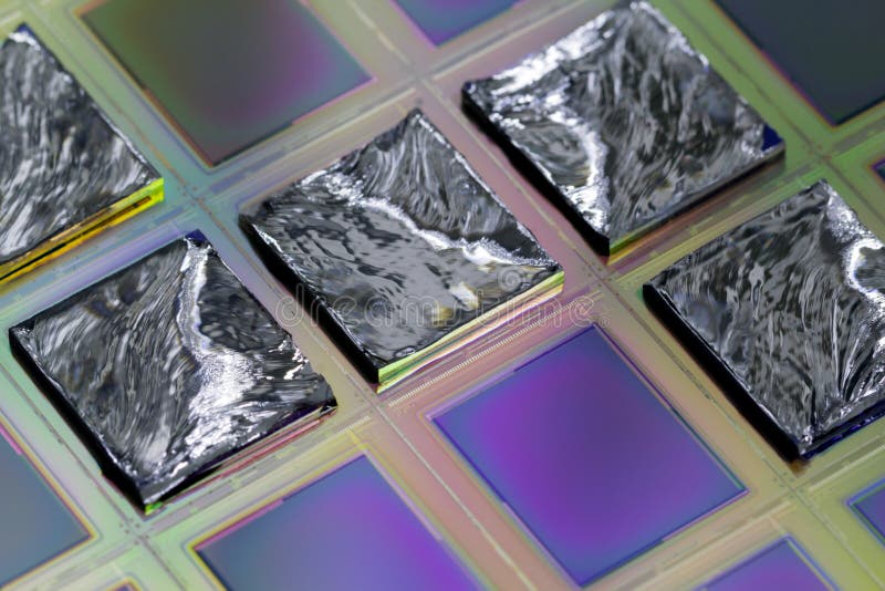 Pieces of Polycrystalline Silicon Integrated on a Polysilicon Substrate ...