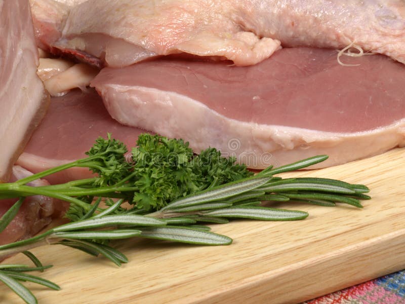 Pieces of pork stock image. Image of spiciness, ingredient - 17787199