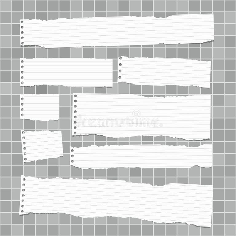 Lined Paper Ripped Stock Illustrations – 2,259 Lined Paper Ripped Stock ...
