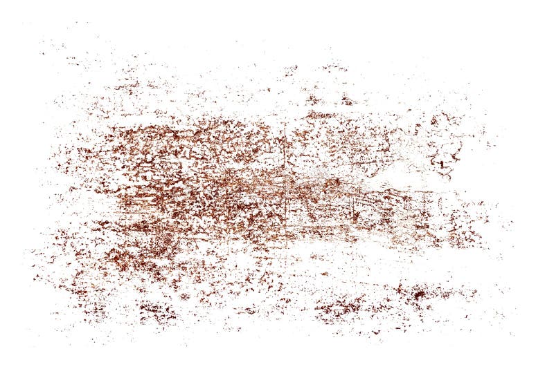 Pieces of Rust Isolated on a White Background Stock Image - Image of ...
