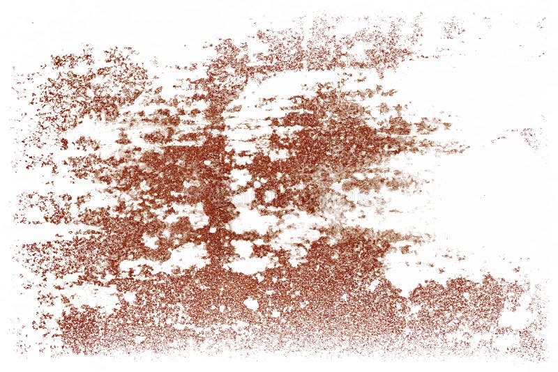 Pieces of Rust on a White Background Stock Image - Image of fuel ...
