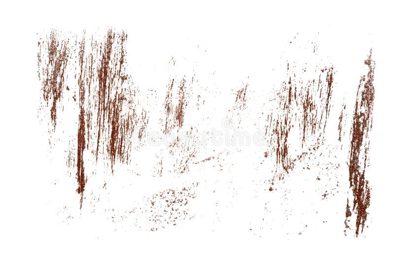 Pieces of Rust on a White Background Stock Photo - Image of ...