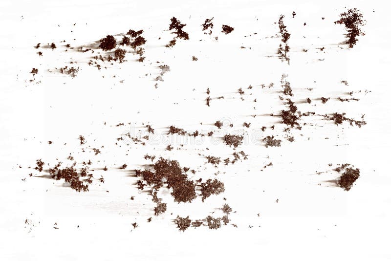 Pieces of Rust on a White Background Stock Photo - Image of gunpowder ...