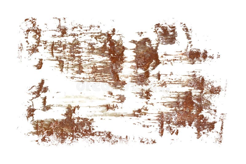 Pieces of Rust on a White Background Stock Photo - Image of chunks ...
