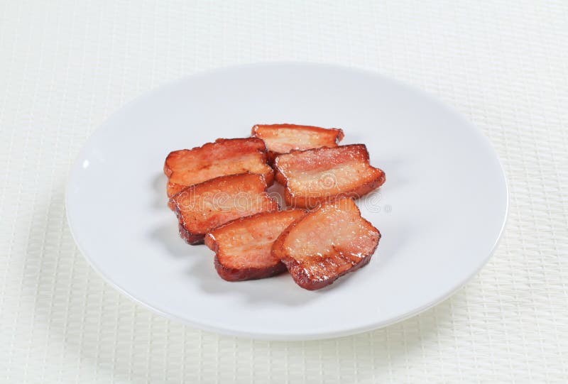 Pieces of salt pork stock photo. Image of cured, bacon - 38096308