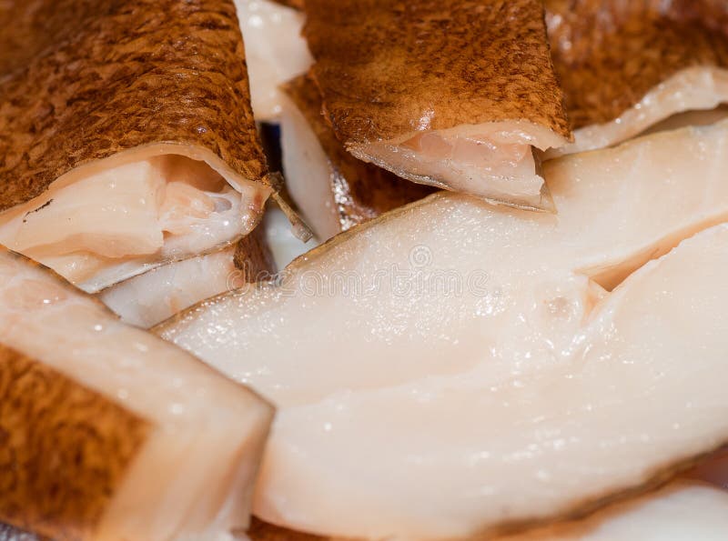 Pieces of smoked fish stock image. Image of pieces, natural - 38659757