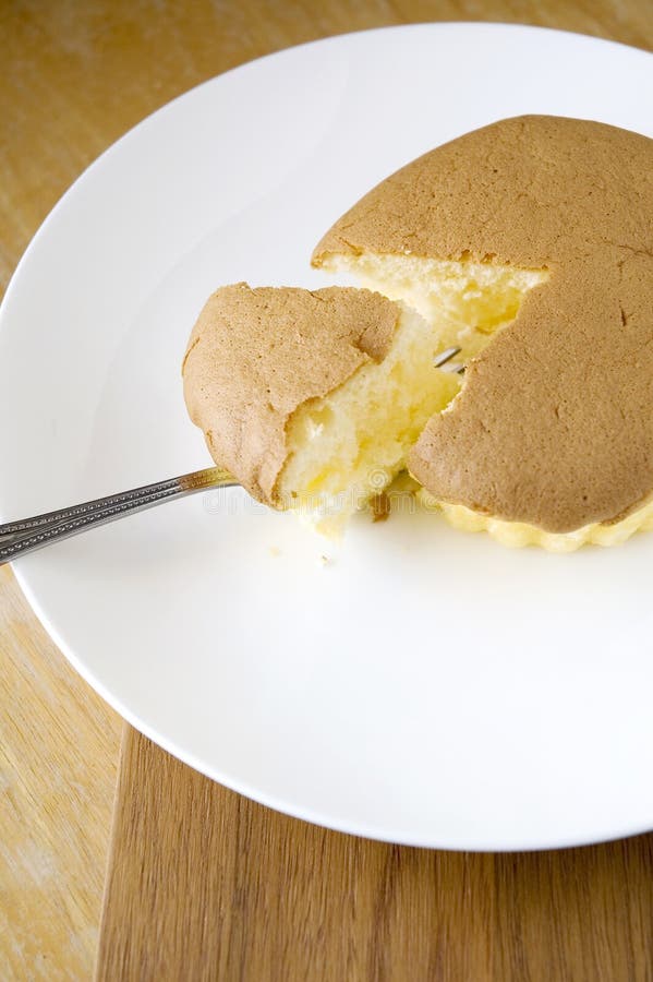 Pieces of sponge cake stock photo. Image of portion, dessert - 55006208