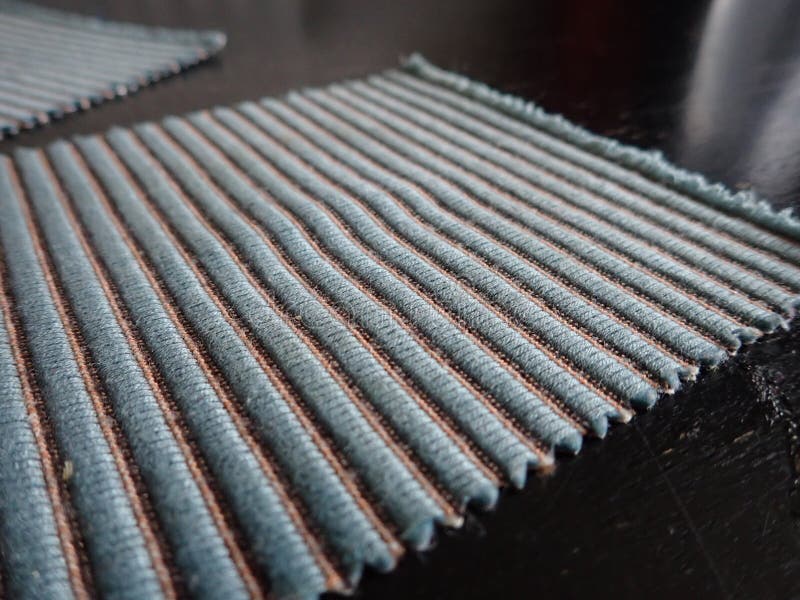 Pieces of Stripped Grey Textile Texture Stock Image - Image of ...
