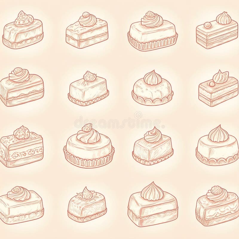 16 Pieces of Tape, 4 Rows, 4 Pieces Per Row, Different Shapes, Pink ...